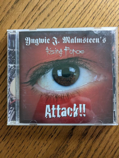 YNGWIE J MALMSTEEN'S Rising Force - Attack!! JAPAN CD + OBI Extra Track ...