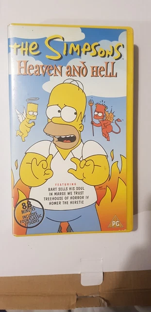 THE SIMPSONS HEAVEN And Hell (Animated) (VHS, 1998) £6.20 - PicClick UK