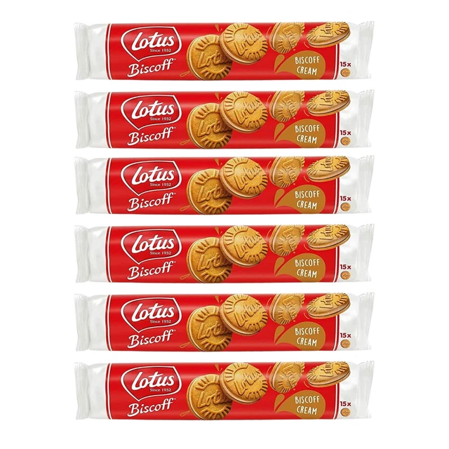 LOTUS BISCOFF SANDWICH Cream Biscuits 150g (Pack of 6) £17.49 - PicClick UK
