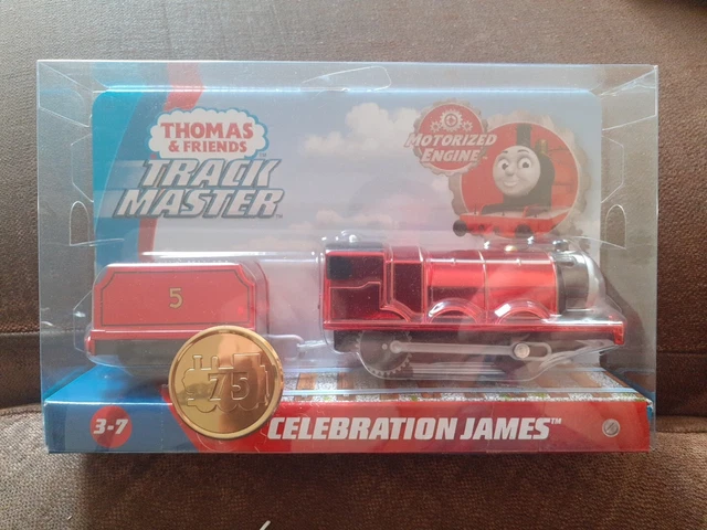 NEW THOMAS TANK TRACKMASTER MOTORISED 75TH Celebration James - Metallic ...