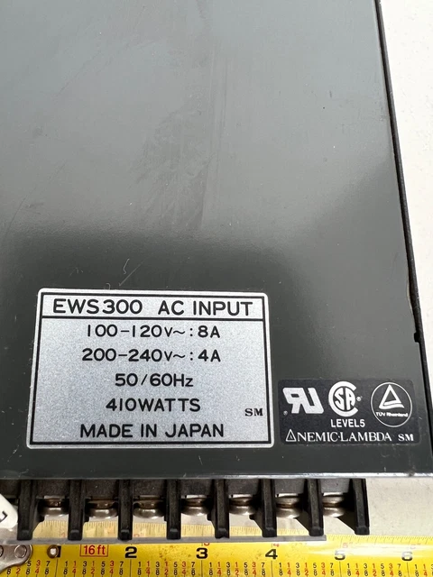 TDK NEMIC LAMBDA EWS300-24 alimentation AMAT ASML SVG 115/230VAC 24VDC 14A JAPON EUR 217,84 ...