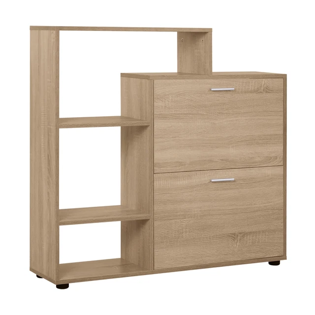 HOMCOM SCARPIERA DESIGN Moderno Elegante Salvaspazio da Ingresso 101,5 ...
