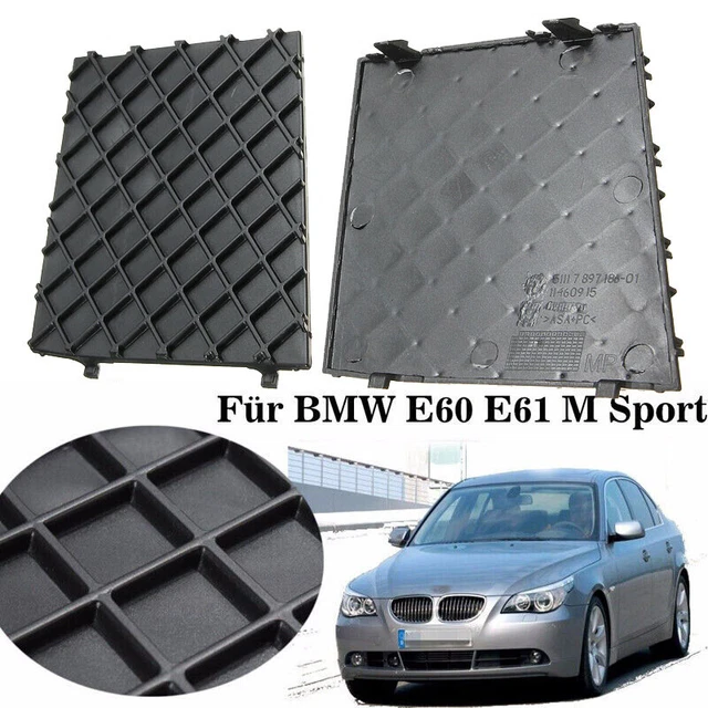 PAIR FRONT BUMPER Cover Lower Mesh Grill Trim For BMW E60 E61 M Sport ...