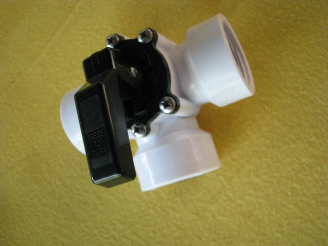 3-WEGE VENTIL STEUERVENTIL für Poolheizung Solarkollektor Bypass Pool 1 ...