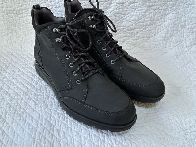 ROCKPORT MEN SIZE 12 Black Total Motion Sport Hydra Shield Waterproof ...