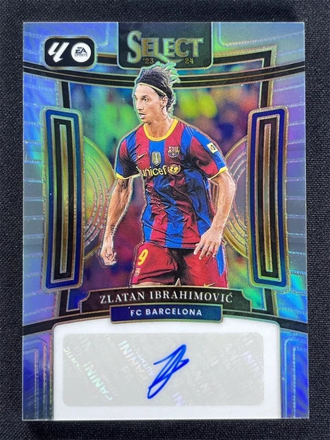 2023-24 PANINI SELECT La Liga Zlatan Ibrahimovic Silver Prizm Signatures Auto EUR 74,61 ...