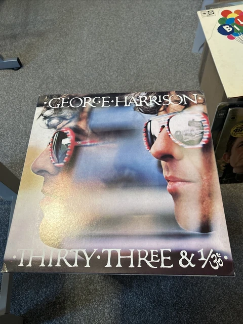 GEORGE HARRISON THIRTY Three and 1/3 K56319 WEA Records + inner sleeve ...