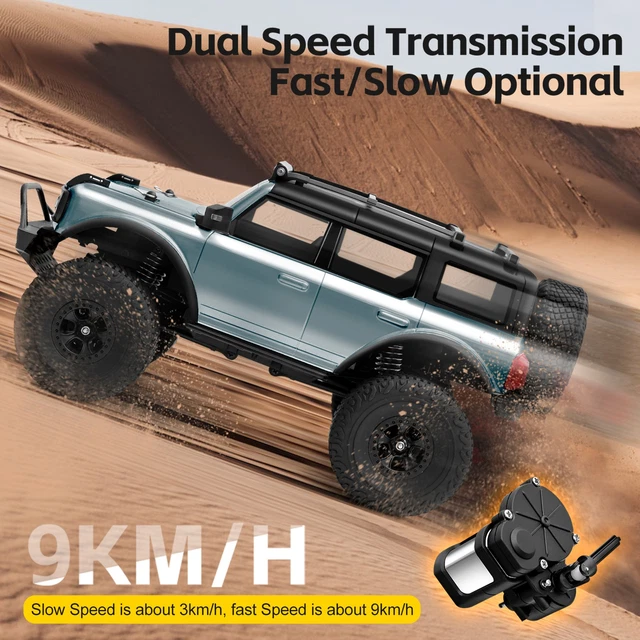 1:18 SCALE REMOTE Control Car 4WD Off Road Crawler Truck With Alloy ...