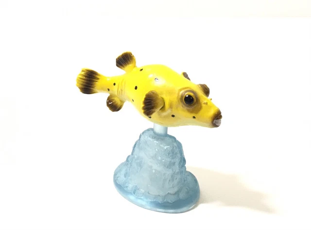 EPOCH JAPAN EXCLUSIVE Yellow Spotted Giant Puffer Puffer Fish Figure £ ...