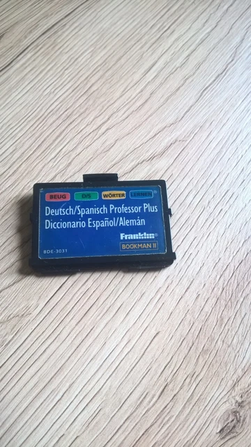 FRANKLIN BOOKMAN 2 Professor Plus,Elektronisches Wörterbuch Deutsch ...