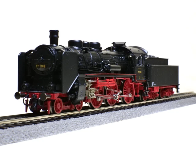 ROCO H0 43310 Dampflokomotive BR 17 1166 DRG Epoche II DC digital ESU ...