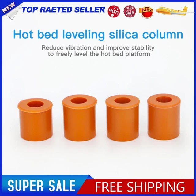 SILICONE HOT BED Leveling Columns for Creality CR-10 10S 10 V2 10 Mini ...