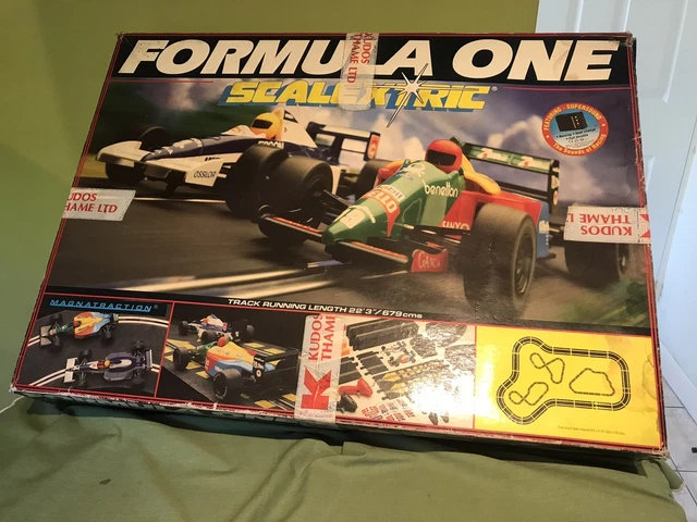 RARE VINTAGE COMPLETE Collectible Scalextric Formula One Set C646 ...