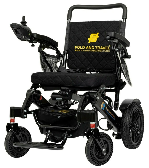 FOLD AND TRAVEL AUTO FOLDING Electric Wheelchair Folding Power ...