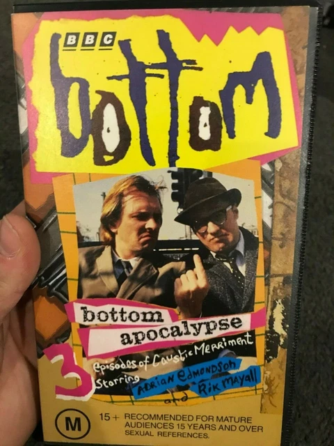 BOTTOM - APOCALYPSE VHS VIDEO TAPE (Rik Mayall BBC UK / British comedy ...