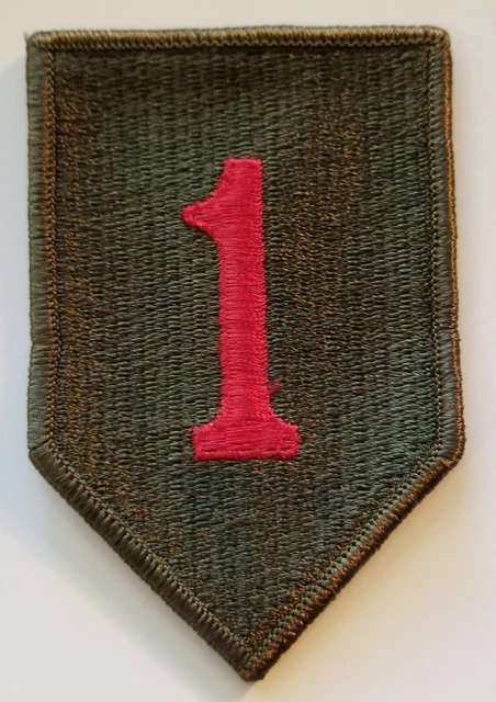US ARMY 1ST Infantry Division Big Red One Patch - Us Government Issue ...