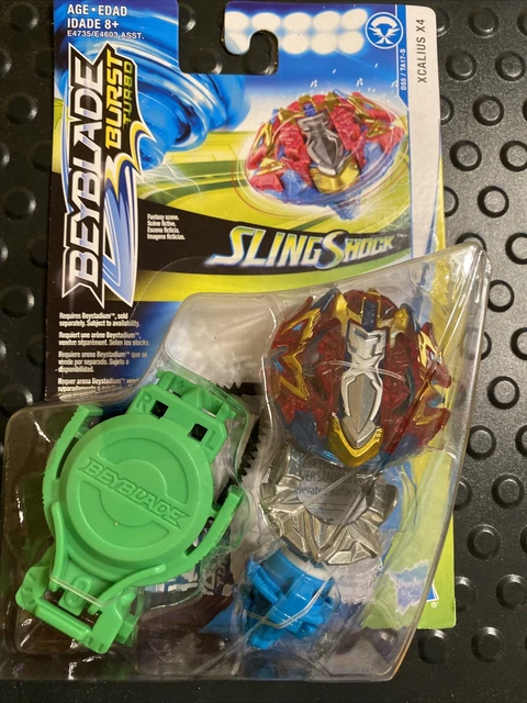 BEYBLADE BURST TURBO Slingshock Xcalius X4 Starter Pack New Free ...