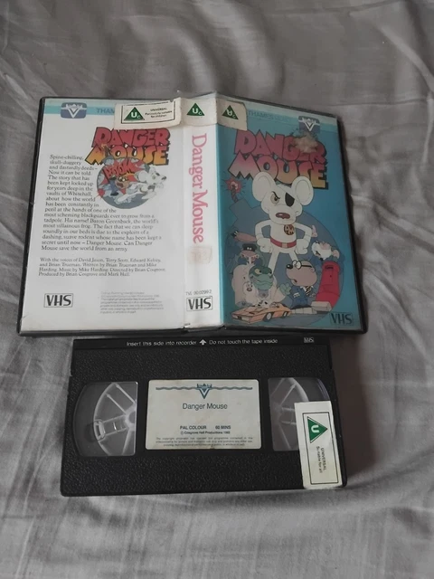 DANGER MOUSE PRE Cert Small Box VHS Tape Thames Video Rare £31.92 ...