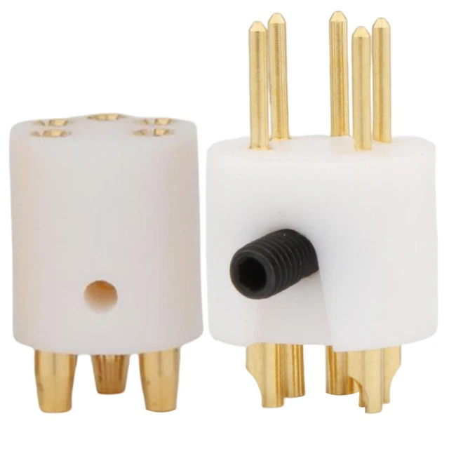 5 PIN TONEARM Plug Replacement HiFi Plug/Socket for £12.26 - PicClick UK