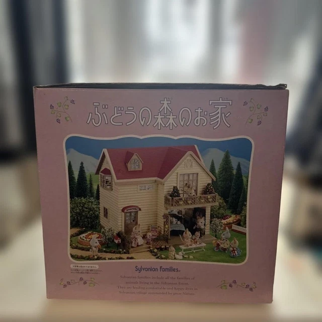 SYLVANIAN FAMILIES GRAPEVINE Cottage House Used in Box Calico Critters ...