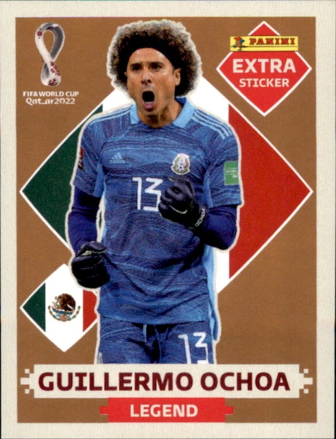 PANINI WM 2022 Qatar - EXTRA Sticker - Guillermo Ochoa - BRONZE EUR 10 ...