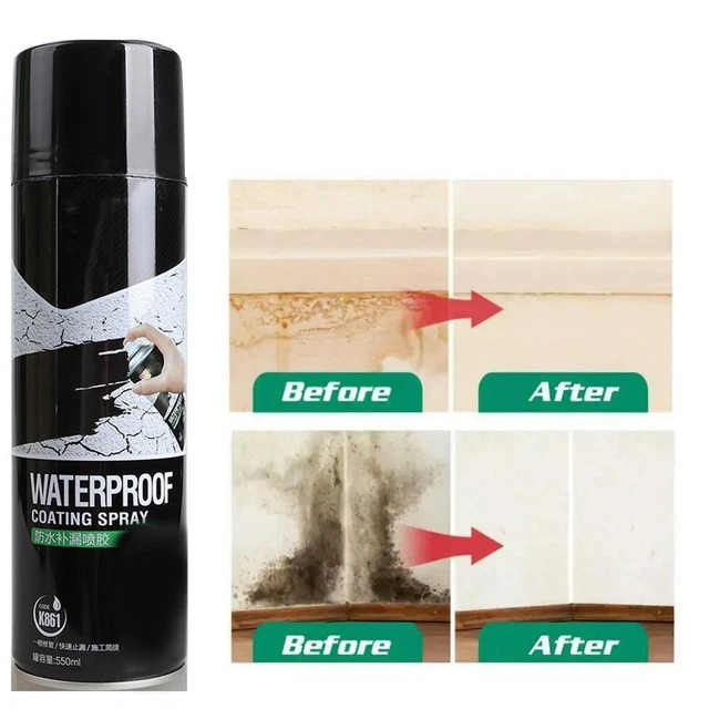 STOP THAT LEAK Spray Sealant Mastic Gutter Roof Repair Fix Holes Wate ...