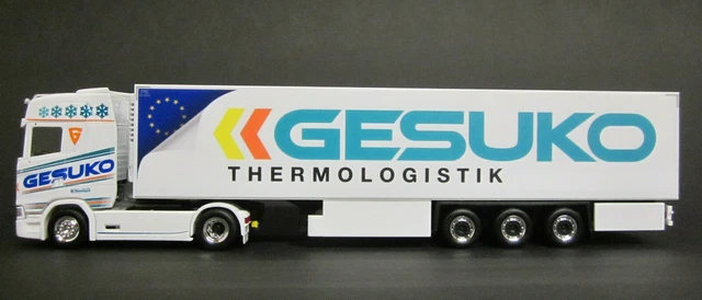 HERPA 313780 SCANIA CS 20 HD GESUKO Thermologistik Kühlkoffer-Sattelzug ...