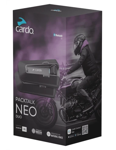 CARDO PACKTALK NEO duo Kit double interphone moto EUR 488,79 - PicClick FR