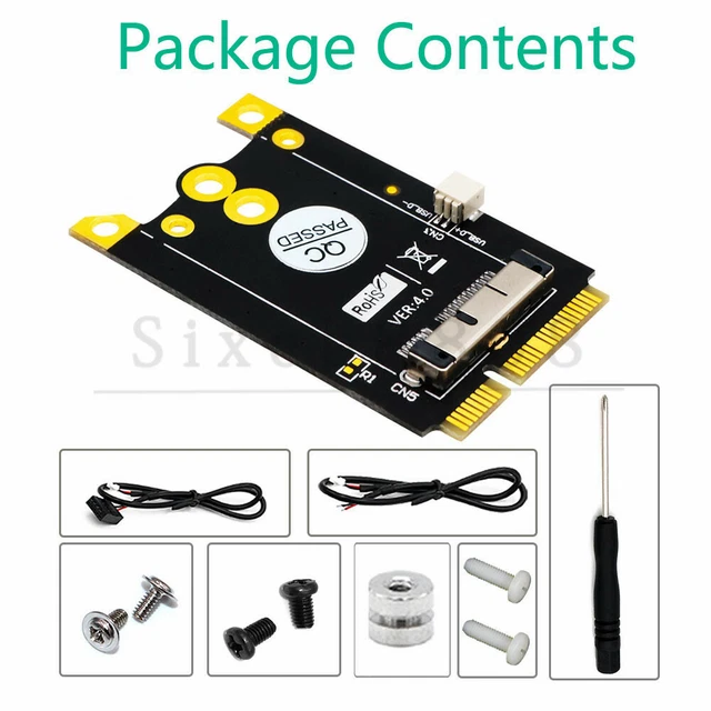 MINI PCIE (MPCIE) Converter Adapter Board for Broadcom BCM943602CS ...