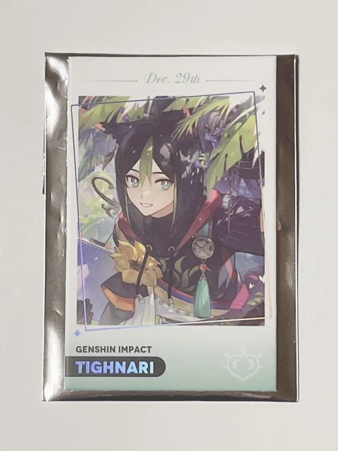 GENSHIN TINARI KOREA Limited Mega Coffee Wanderer carta di beneficio ...