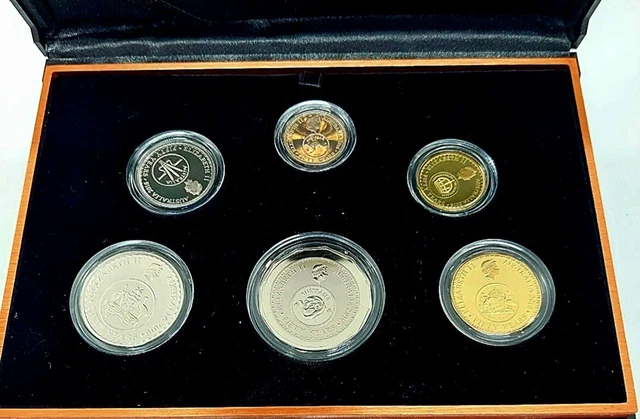 2016 6 Coin Proof Changeover Boxed Set - Fifty Years Of Decimal ...