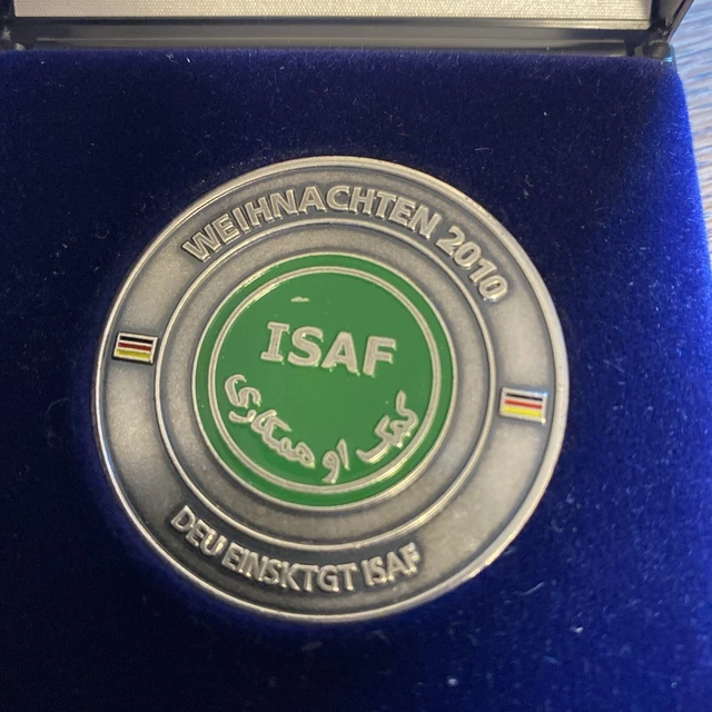 ISAF ORDEN EINSATZ Coin der Bundeswehr Weihnachten Im Einsatz 2010 Mit ...