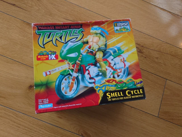 VINTAGE TEENAGE MUTANT Ninja Turtles Shell Cycle TMNT Playmates Bike ...