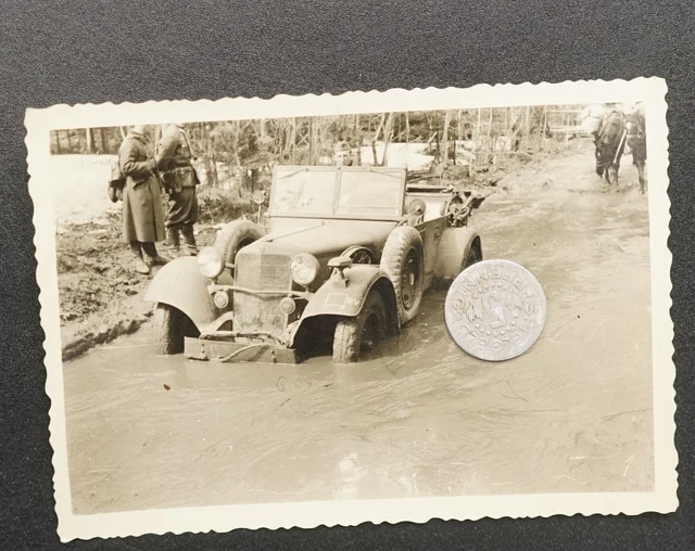 FOTO ALT WK2 Mercedes Benz Kübelwagen Front Einsatz Pkw Kfz Apraksin ...