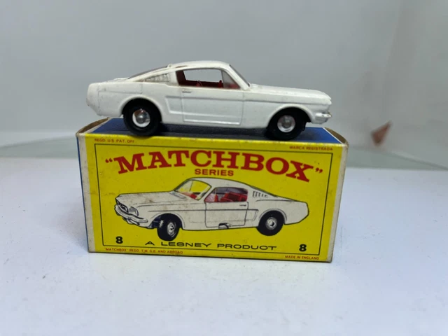 MATCHBOX LESNEY 1-75 Series 8E Ford Mustang, Boxed $140.00 - PicClick AU