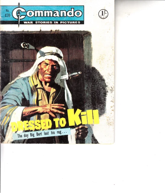 COMMANDO COMIC DRESSED TO KILL Issue No 470 EUR 11,07 - PicClick IT