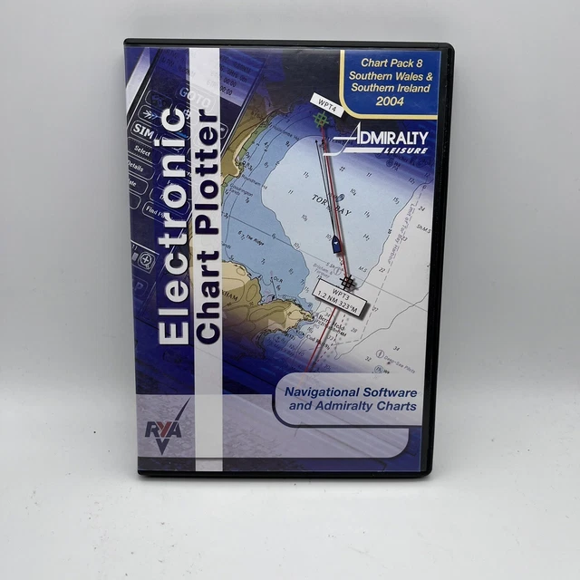 ELECTRONIC CHART PLOTTER Admiralty Leisure Chart Pack 8 South Wales ...