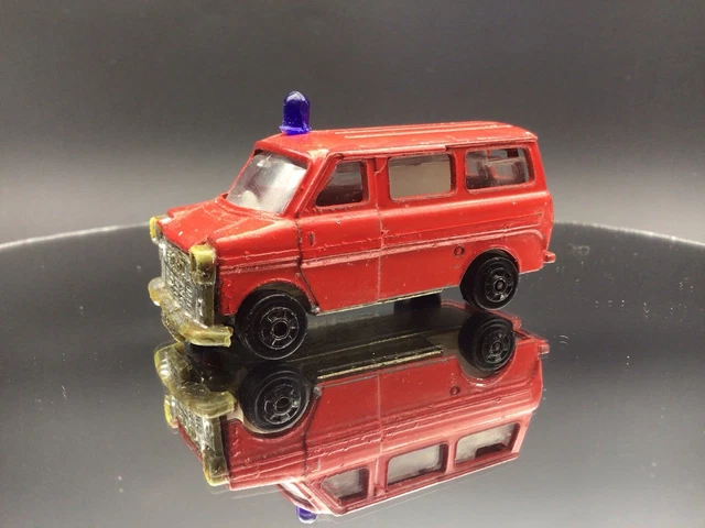ZYLMEX FORD TRANSIT Fire Chief Van / Minibus - Vintage Diecast £6.99 ...