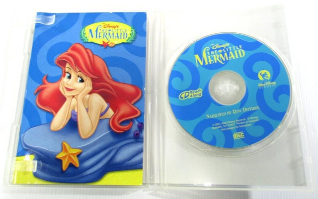 DISNEYS THE LITTLE Mermaid Storybook and CD ROM For CD/PC/MAC 2001 Walt ...