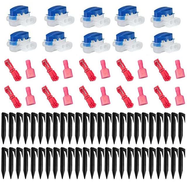 DAUERHAFT GRENZKABEL KIT Stifte Teile Terminals Aluminium Anschl sse ...