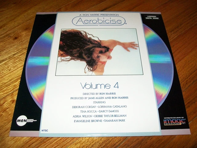 AEROBICISE VOLUME 4 Laserdisc VERY GOOD CONDITION VERY RARE FOUR IV RON ...