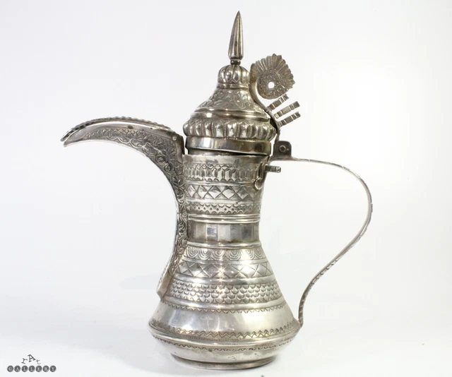 ARAB OMANI SOLID Silver Dallah Coffee Pot 786g £600.00 - PicClick UK