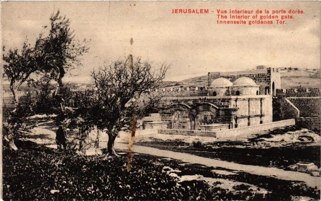 CPA AK JERUSALEM Vue Intérieur de la porte dorée ISRAEL (751722) EUR 7 ...
