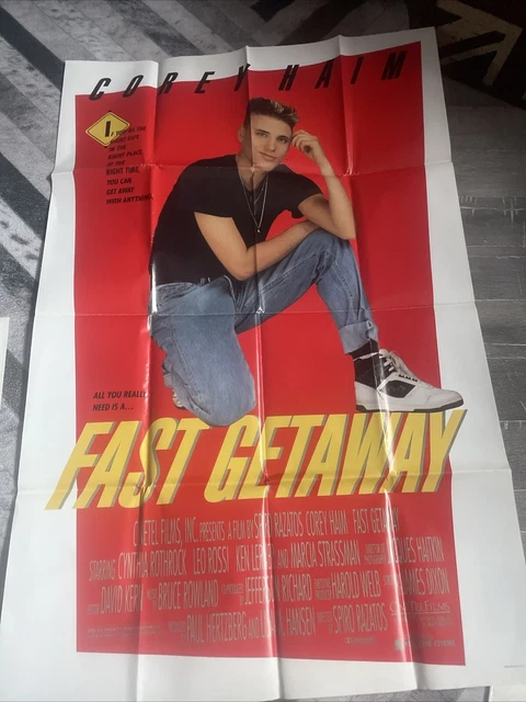 COREY HAIM , Cynthia Rothrock Fast Getaway Theatre Poster Different £59 ...