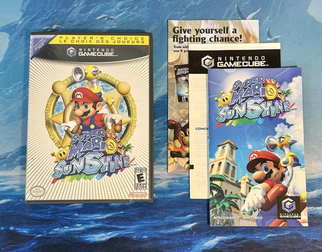 SUPER MARIO SUNSHINE (GameCube, 2002) Case Manual & Inserts Only - No ...