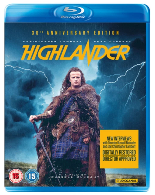 HIGHLANDER (BLU-RAY) CHRISTOPHER Malcolm James Cosmo Sheila Gish ...