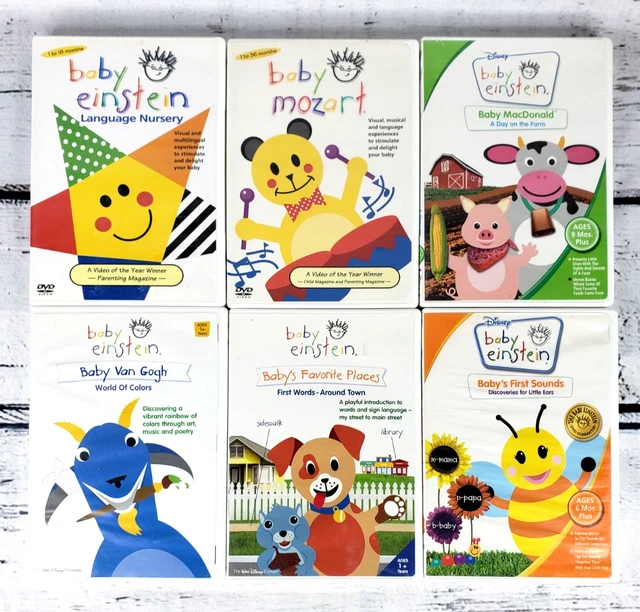 DISNEY BABY EINSTEIN DVD Lot of 6 - Learning Educational Children's ...