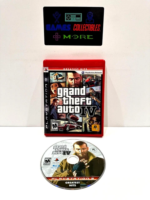 GRAND THEFT AUTO IV (Sony PlayStation 3, 2008) PS3 TESTED and Working ...