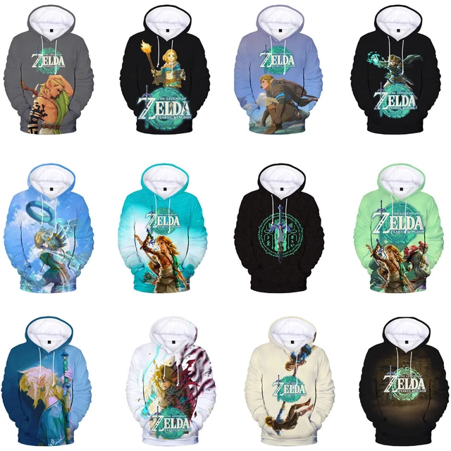 THE LEGEND OF Zelda Tears of the Kingdom Link 3D Hoodies Sweatshirts ...