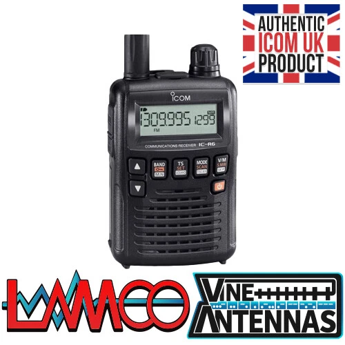 ICOM IC-R6 | Compact Wideband Handheld Receiver £224.95 - PicClick UK